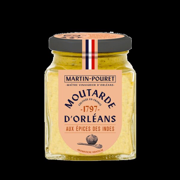 Mustard with Indian spices 200g - Martin-Pouret