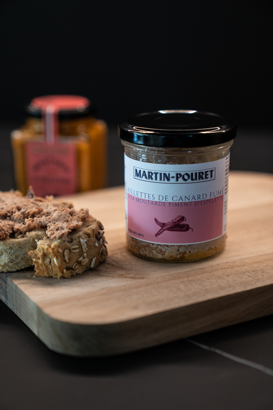 Large Make Your Own Crackers Duck Rillettes With Espelette Pepper ...