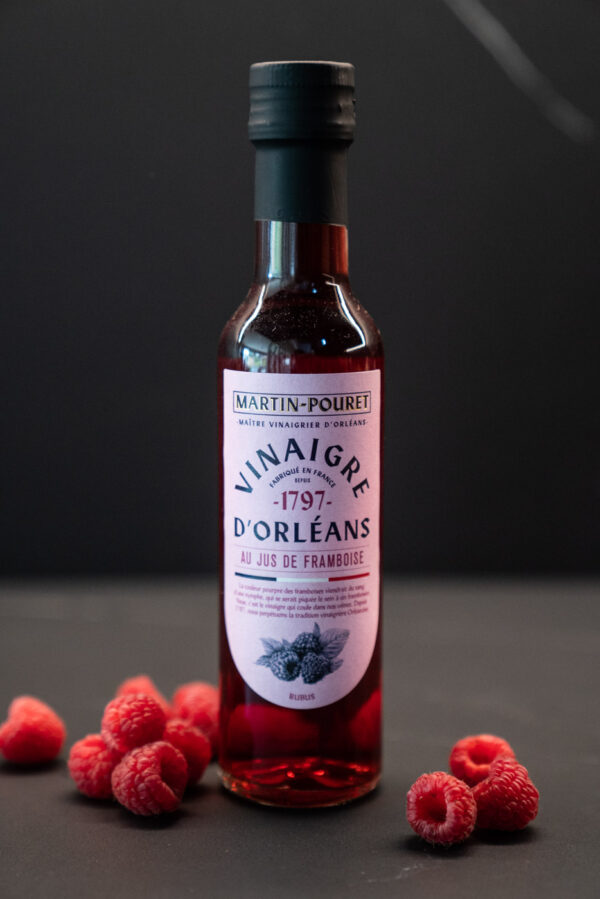 White wine vinegar with raspberry juice 25cl - Martin-Pouret